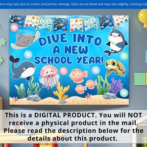 Ocean Bulletin Board Kit: Under the Sea Classroom Decor (digital ...