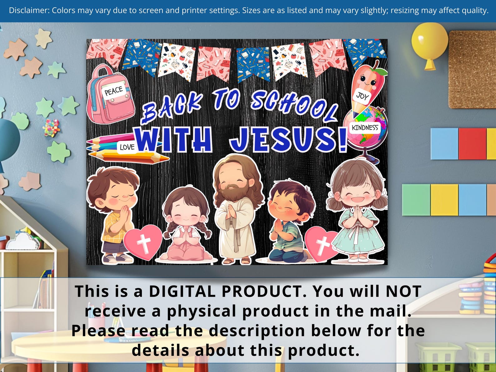 Welcome Back Bulletin Board Back to School Bulletin Board Kit Christian ...