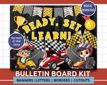 Back to School Bulletin Board Kit - Etsy