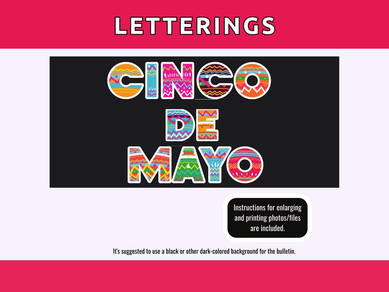 Cinco De Mayo Bulletin Board Kit Fiesta Classroom Decor Bulletin Board ...
