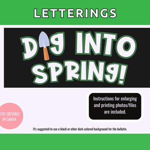 Spring Bulletin Board Kit Garden Theme Classroom Decor Set Perfect for ...