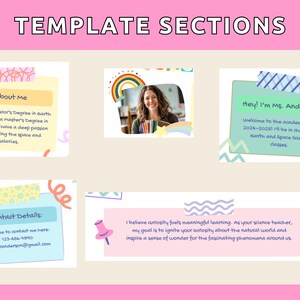 Meet the Teacher Template Pastel Theme Classroom Newsletter Editable ...