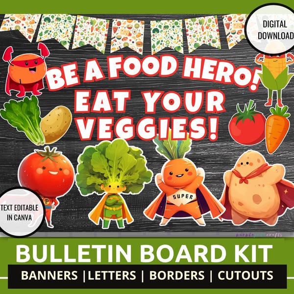 Nutrition Bulletin Board Ideas - Etsy