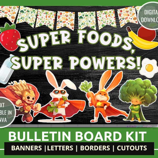 Nutrition Bulletin Boards - Etsy