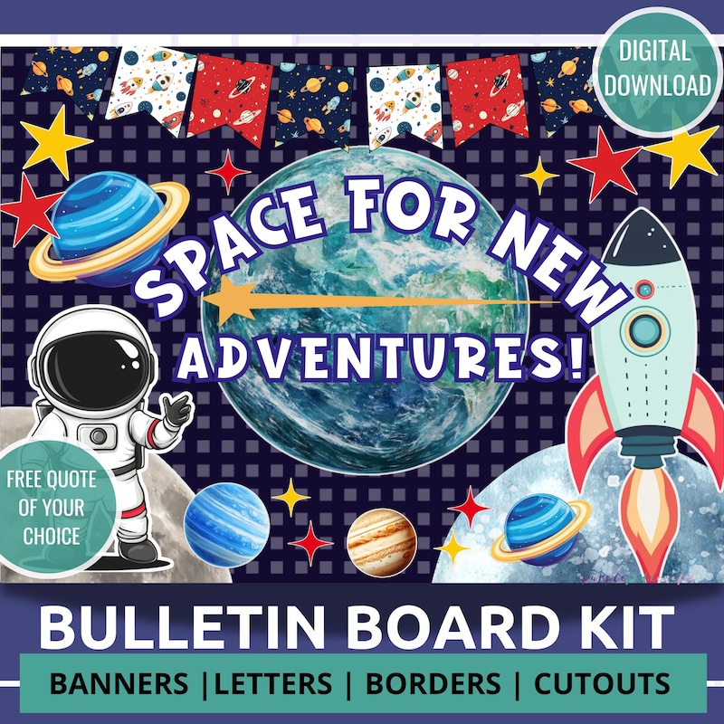 Space Bulletin Board - Etsy