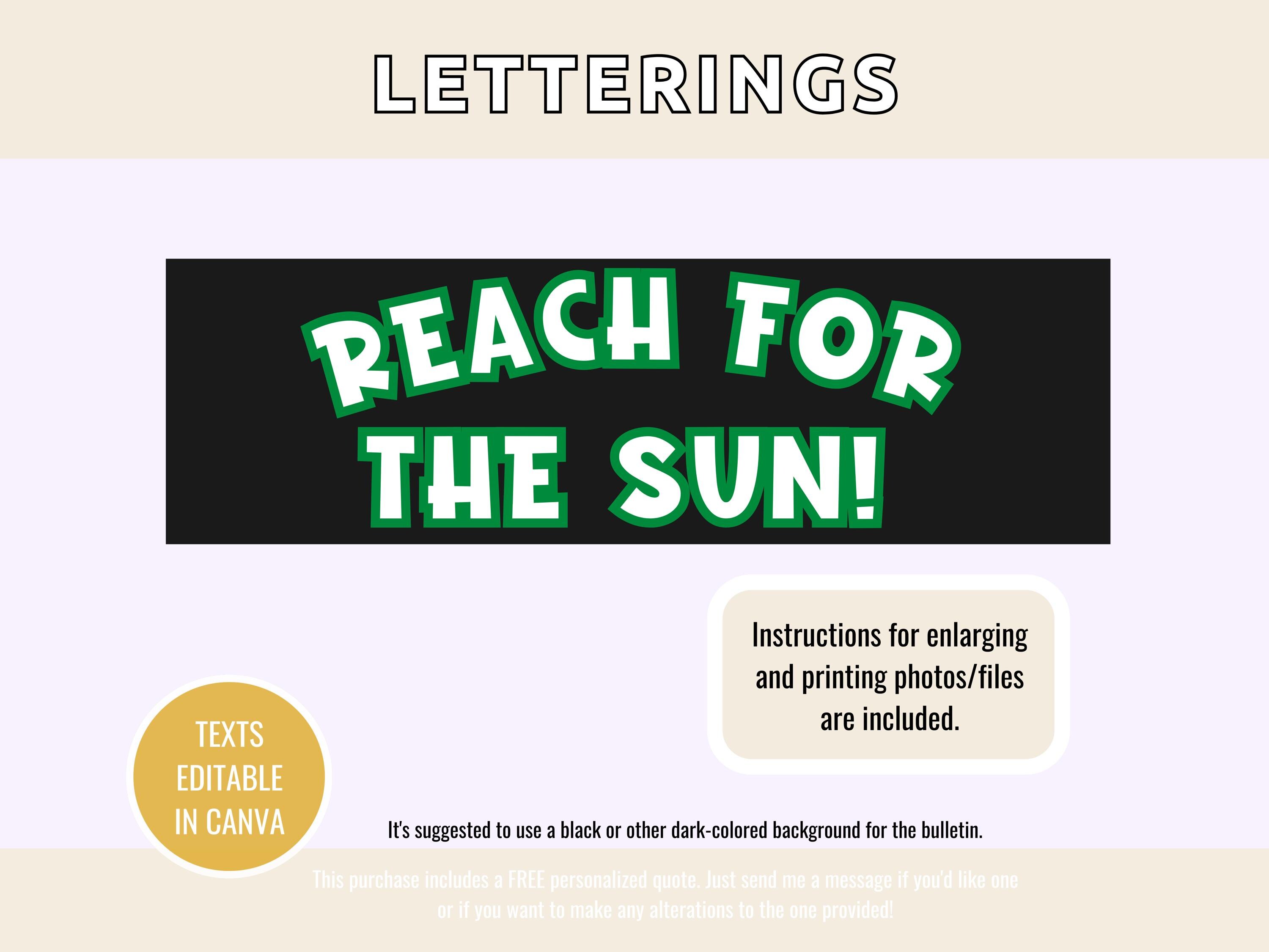 Sunflower Themed Bulletin Board Kit Classroom Bulletin Board Decor Set ...