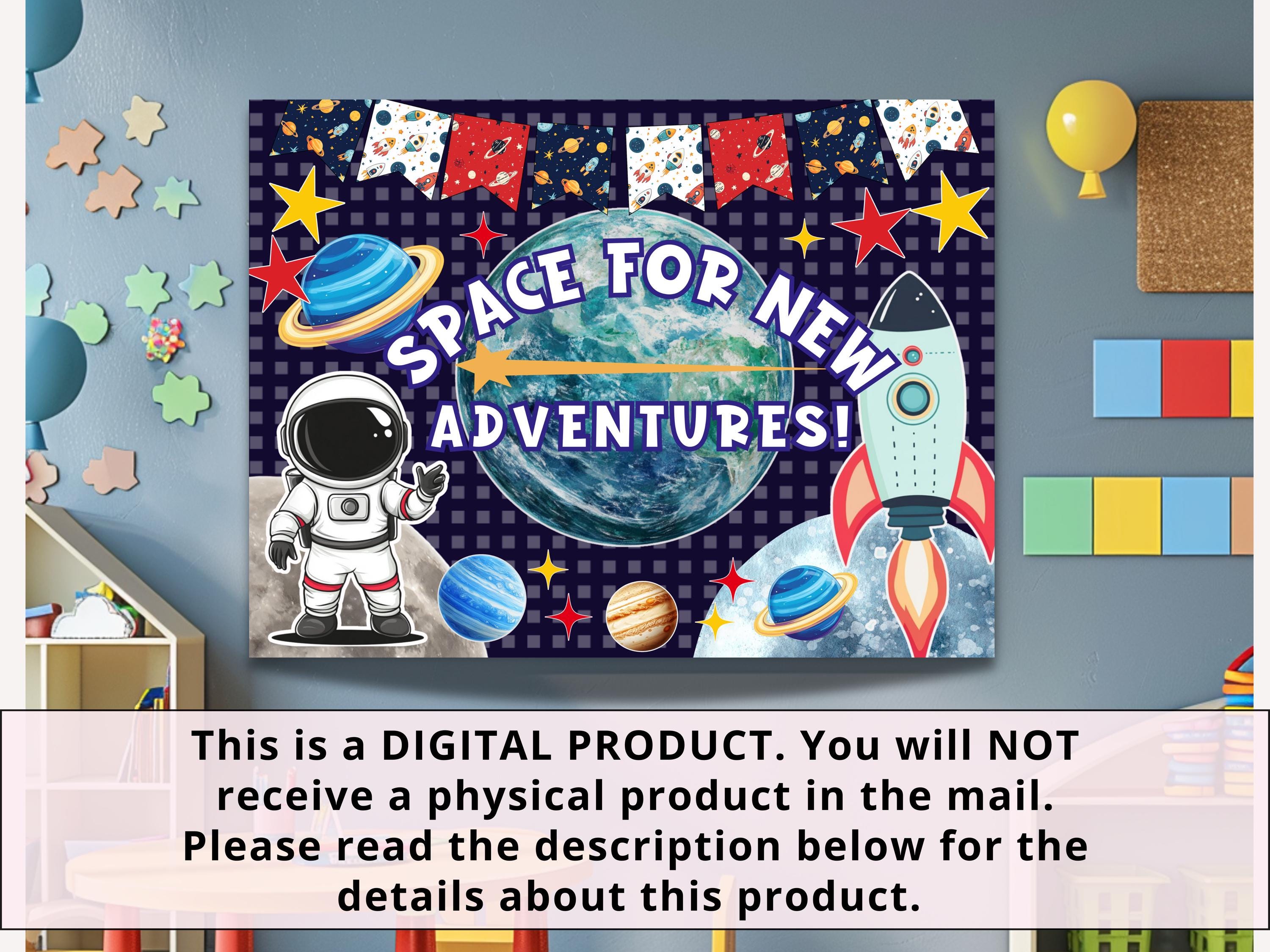 Bulletin Board Design Space Theme Back to School Solar System Theme ...