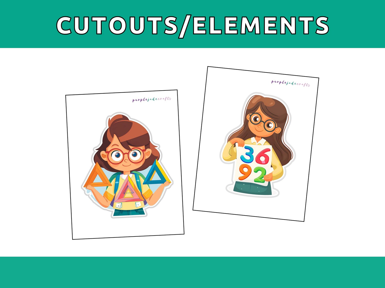 Printable Math Bulletin Board Kit for Classroom Math Spot Decor for ...