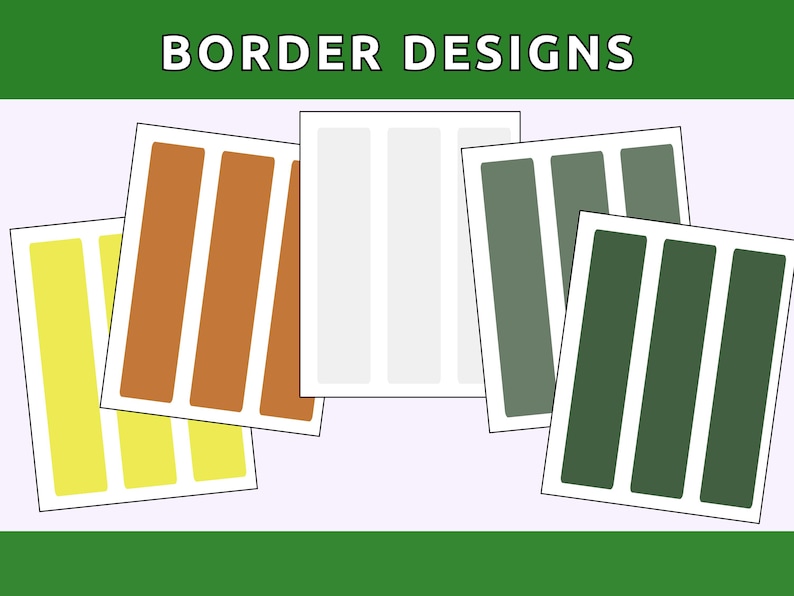 Bulletin Board Border Jungle Safari Themed Borders Bulletin Board ...