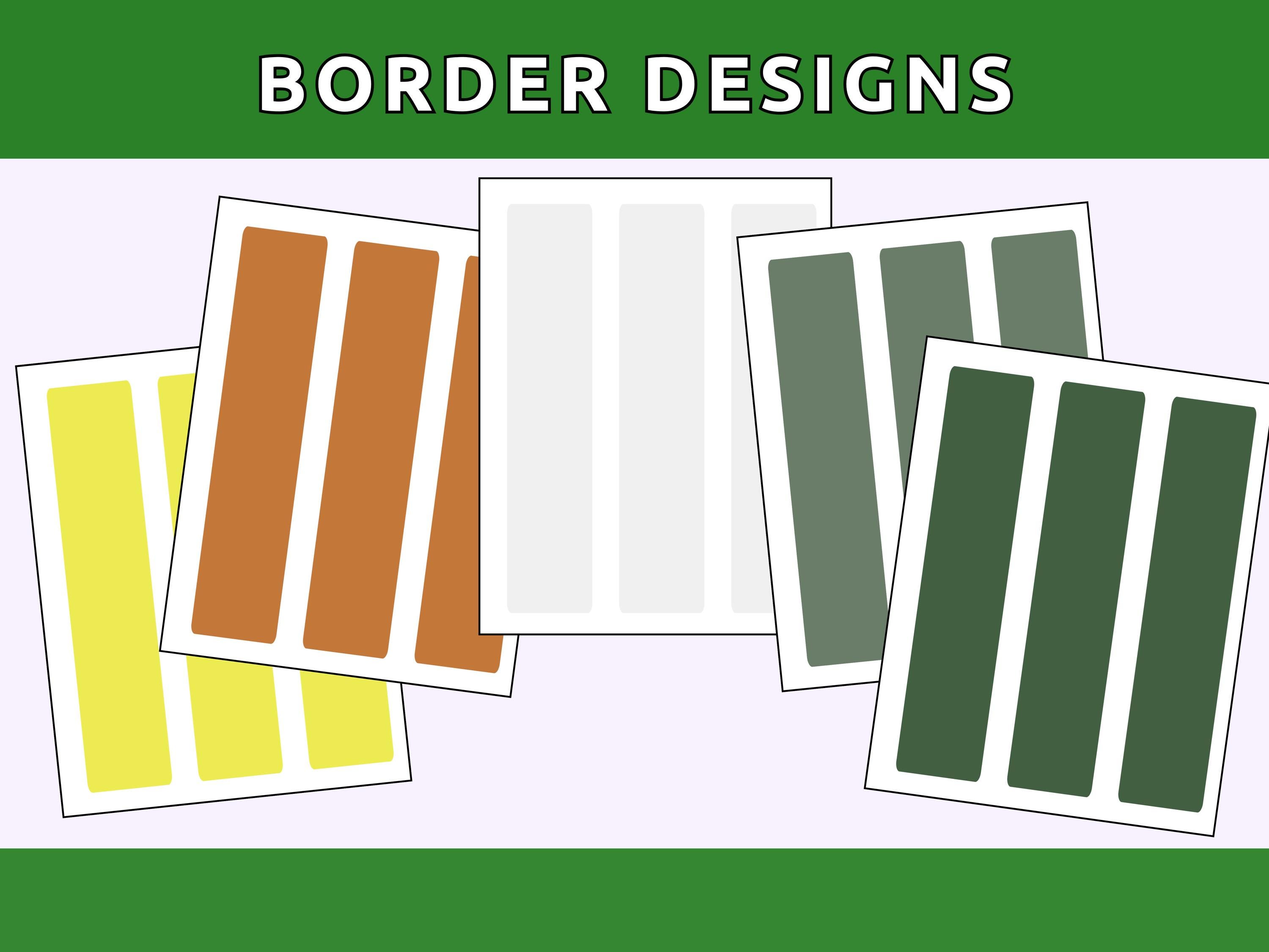 Bulletin Board Border Jungle Safari Themed Borders Bulletin Board ...