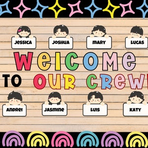 Back to School Bulletin Board Kit Pastel Color Bulletin Board Classroom ...