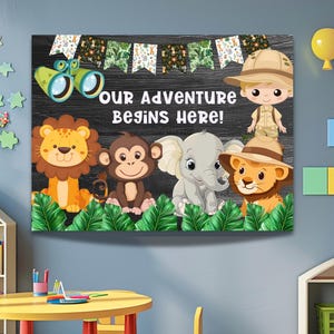 Classroom Bulletin Board Safari Jungle Theme Decor Set Back to School ...