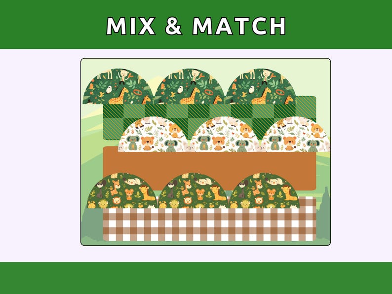 Jungle Safari Bulletin Board Borders: Classroom Decor (PDF & JPG ...