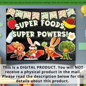 Nutrition Month Bulletin Board Lunch Room Bulletin Board Kit Nutrition ...