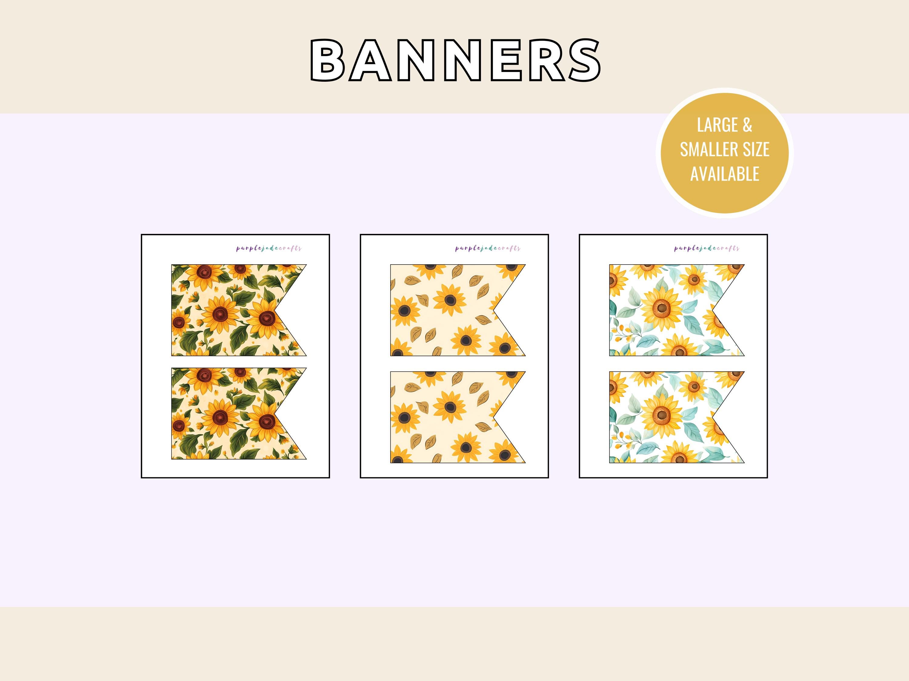 Sunflower Themed Bulletin Board Kit Classroom Bulletin Board Decor Set ...