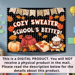 Autumn Cozy Weather Bulletin Board Kit September Bulletin Board Ideas ...