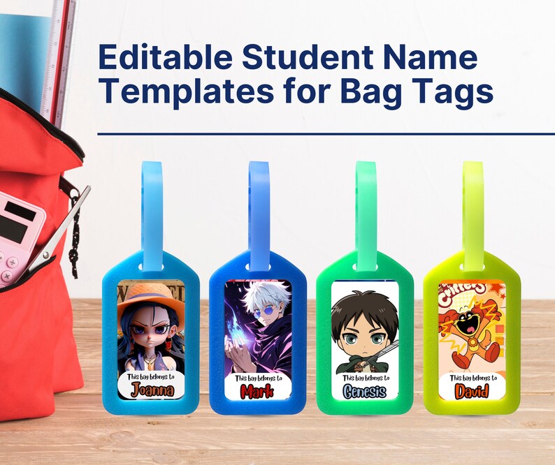 Editable Subject Labels Templates for Grade Schoolers Printable ...