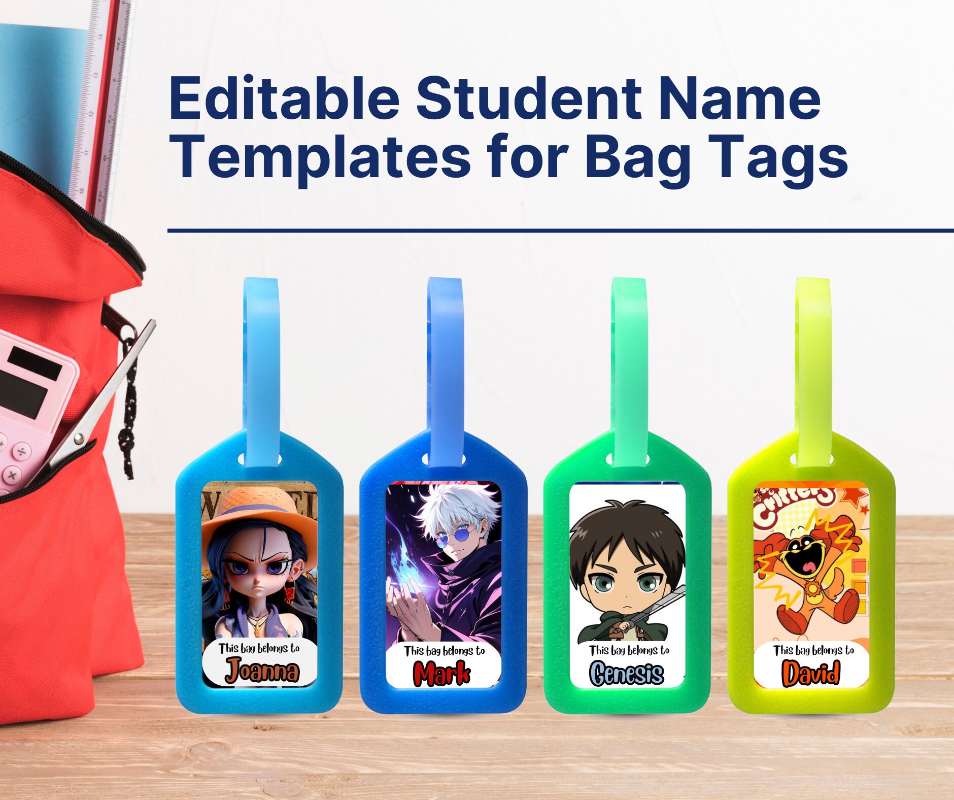 Editable Subject Labels Templates for Grade Schoolers Printable ...