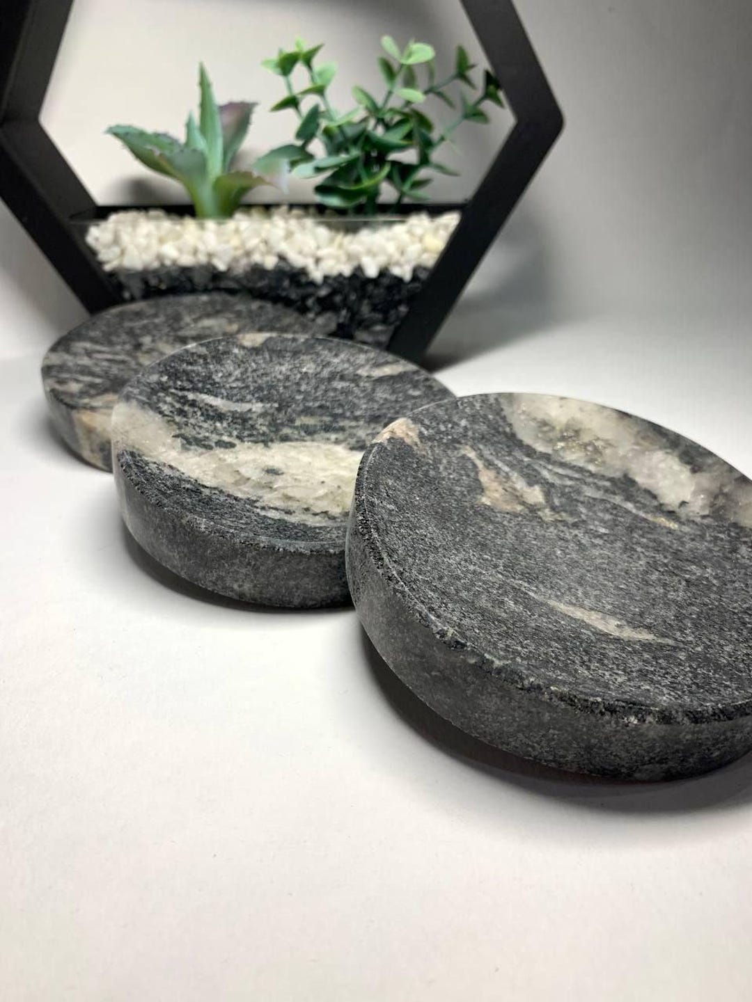 Stone Soap Dish, Quartzite Soap Dish, Bathroom Vanity Storage, Stone ...