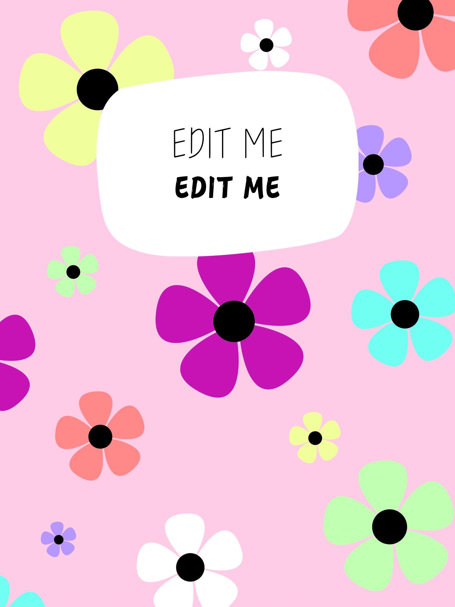 Girly Binder Covers for Back to School Supplies Cute Girl Notebook - Etsy