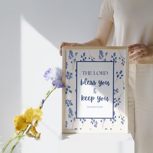 Numbers 6:24, the Lord Bless You and Keep You Printable Bible Scripture ...