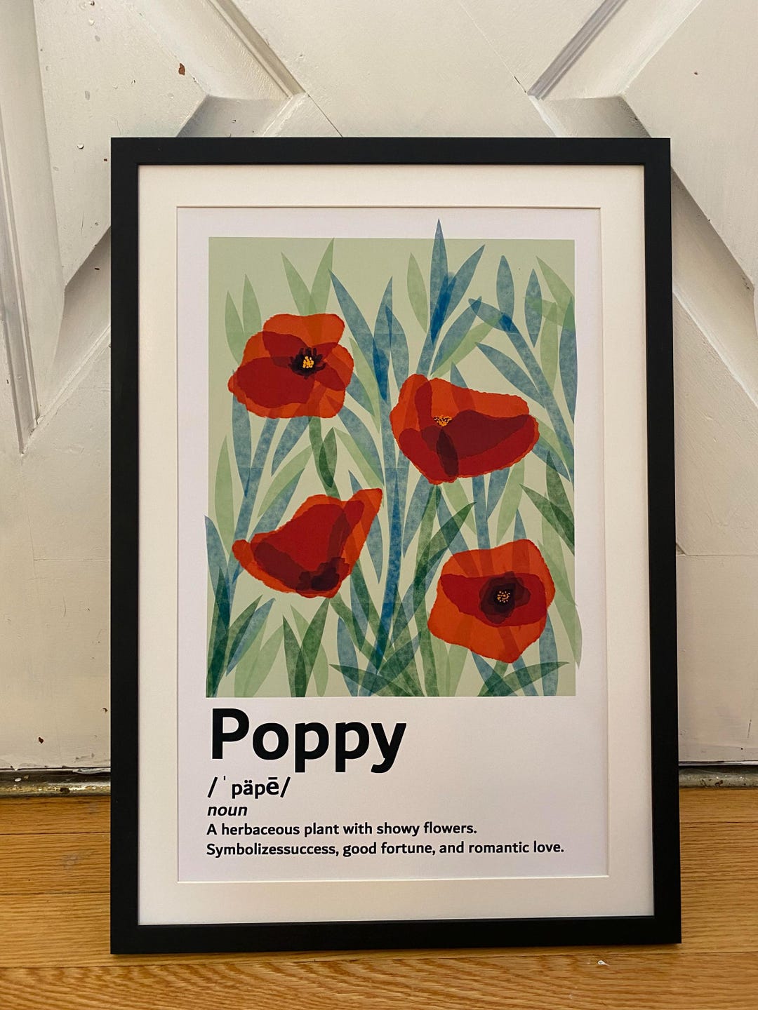 Poppy Poster Digital Download - Etsy