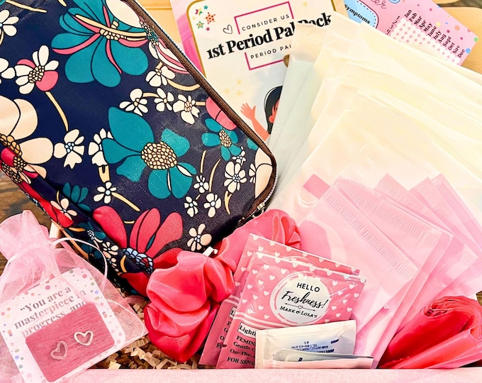 First Period Kit for Girls Tween 1st Period Starter Kit Period Box ...