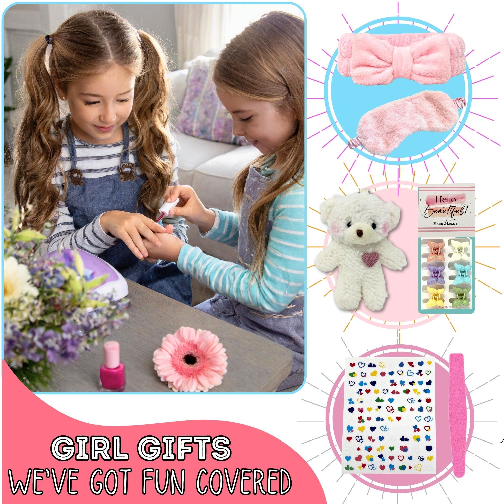 Gift Box for Little Girls Birthday Gift Set Custom Busy Box for Kids ...