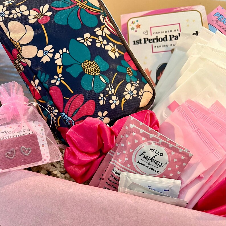 First Period Kit for Girls Tween 1st Period Starter Kit Period Box ...