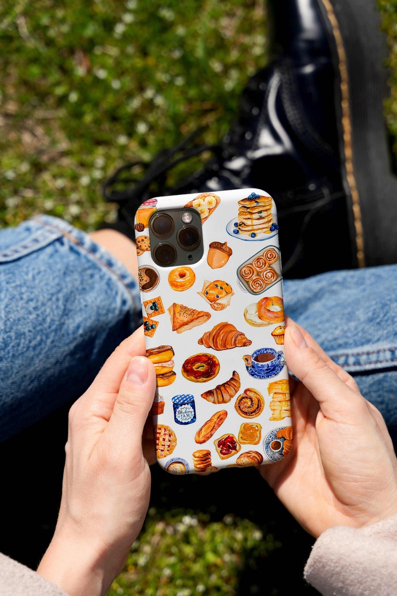 Handcrafted Various Bread Collage Cell Phone Cases Foodie Gift Idea ...