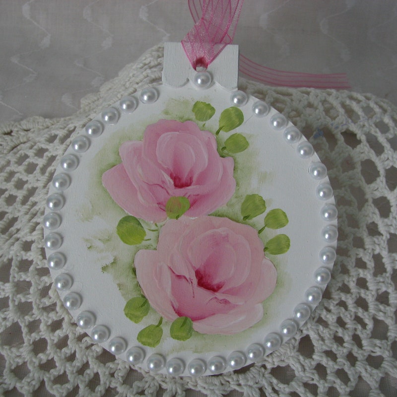 Hand Painted Rose - Etsy