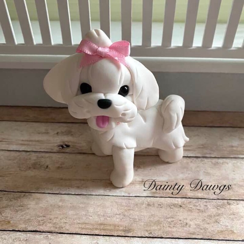 Polymer Clay Dog - Etsy