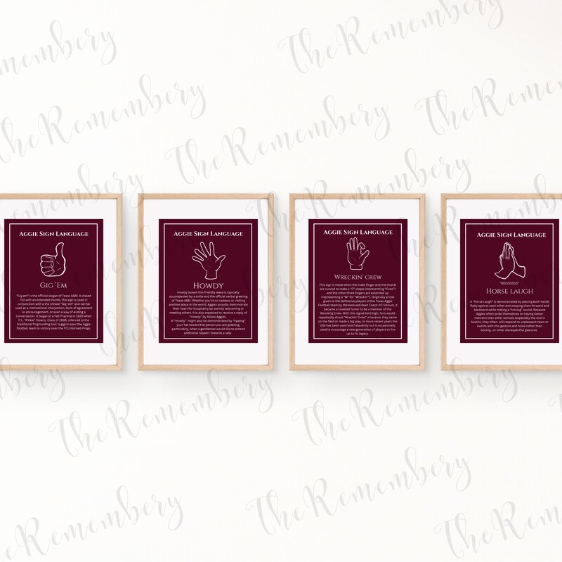 Tamu Aggie Print - Etsy