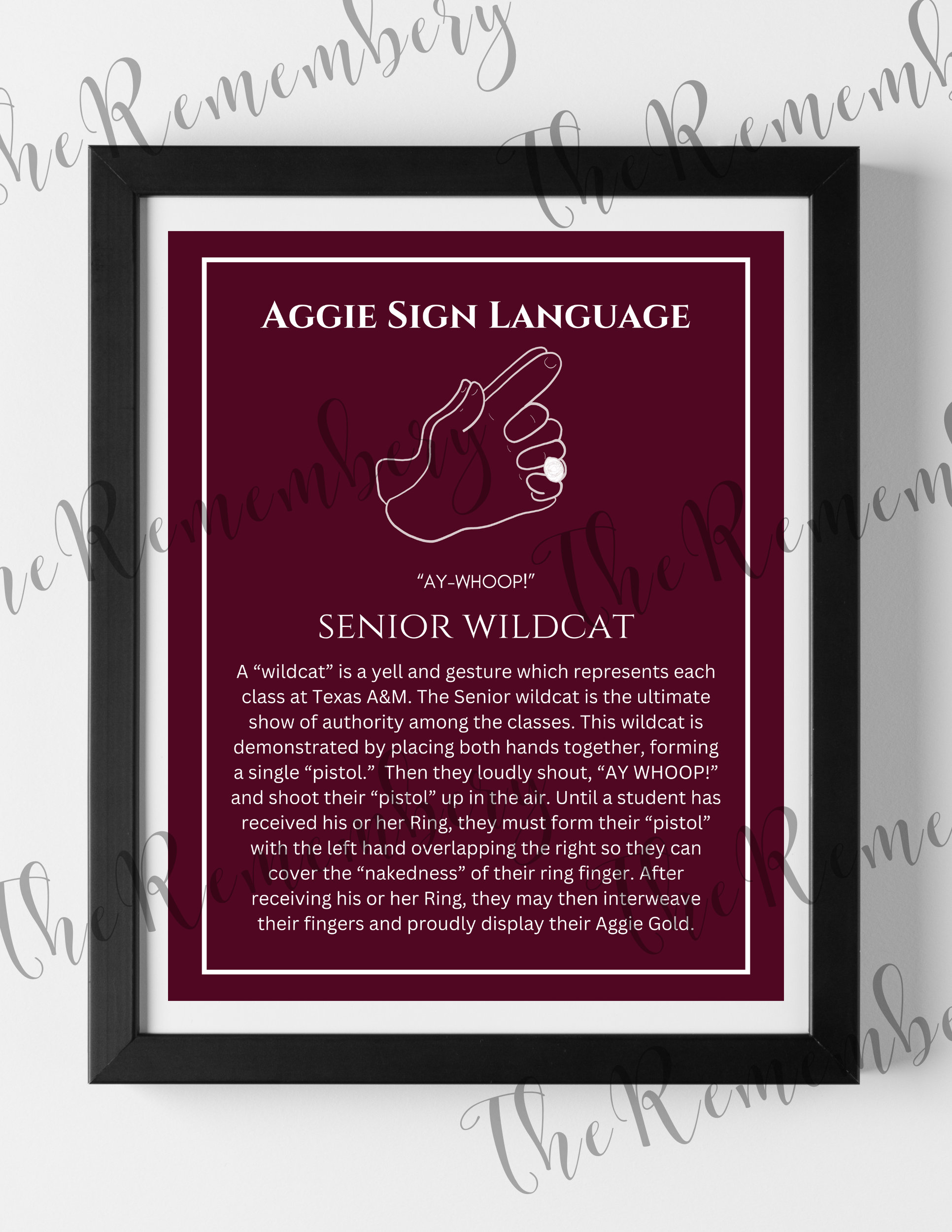 8x10 | Texas A&M Wildcat Poster Collection | Aggie Poster | TAMU ...