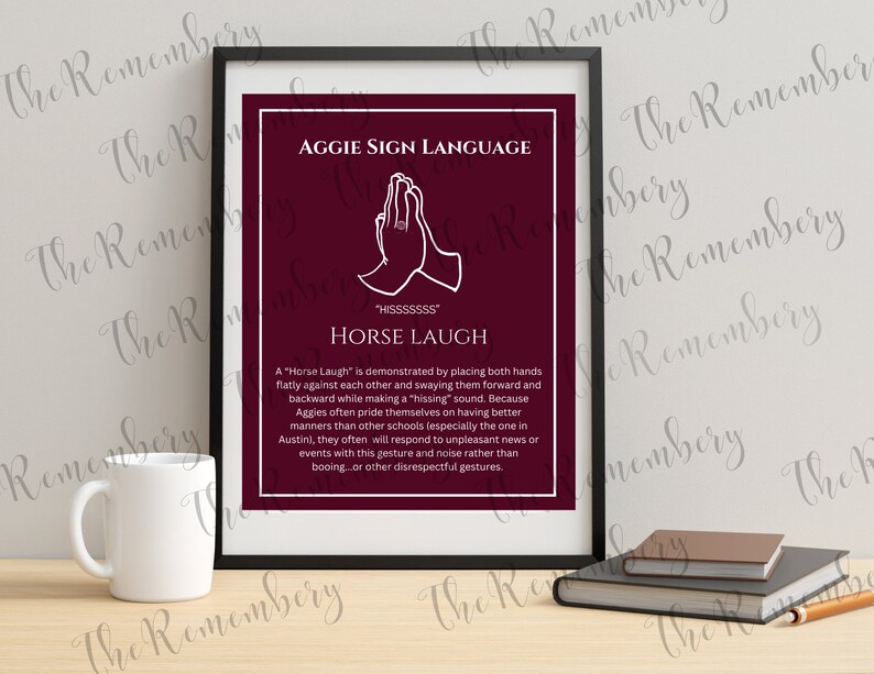 8x10 A&M Old Army Poster Pack | Digital Print | TAMU Posters | Aggies ...