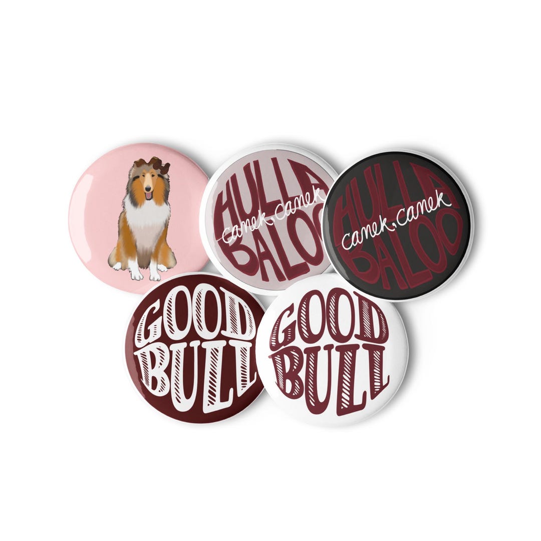 Aggie Game Day Good Hullabaloo Buttons Set | Aggie Pinback Buttons ...