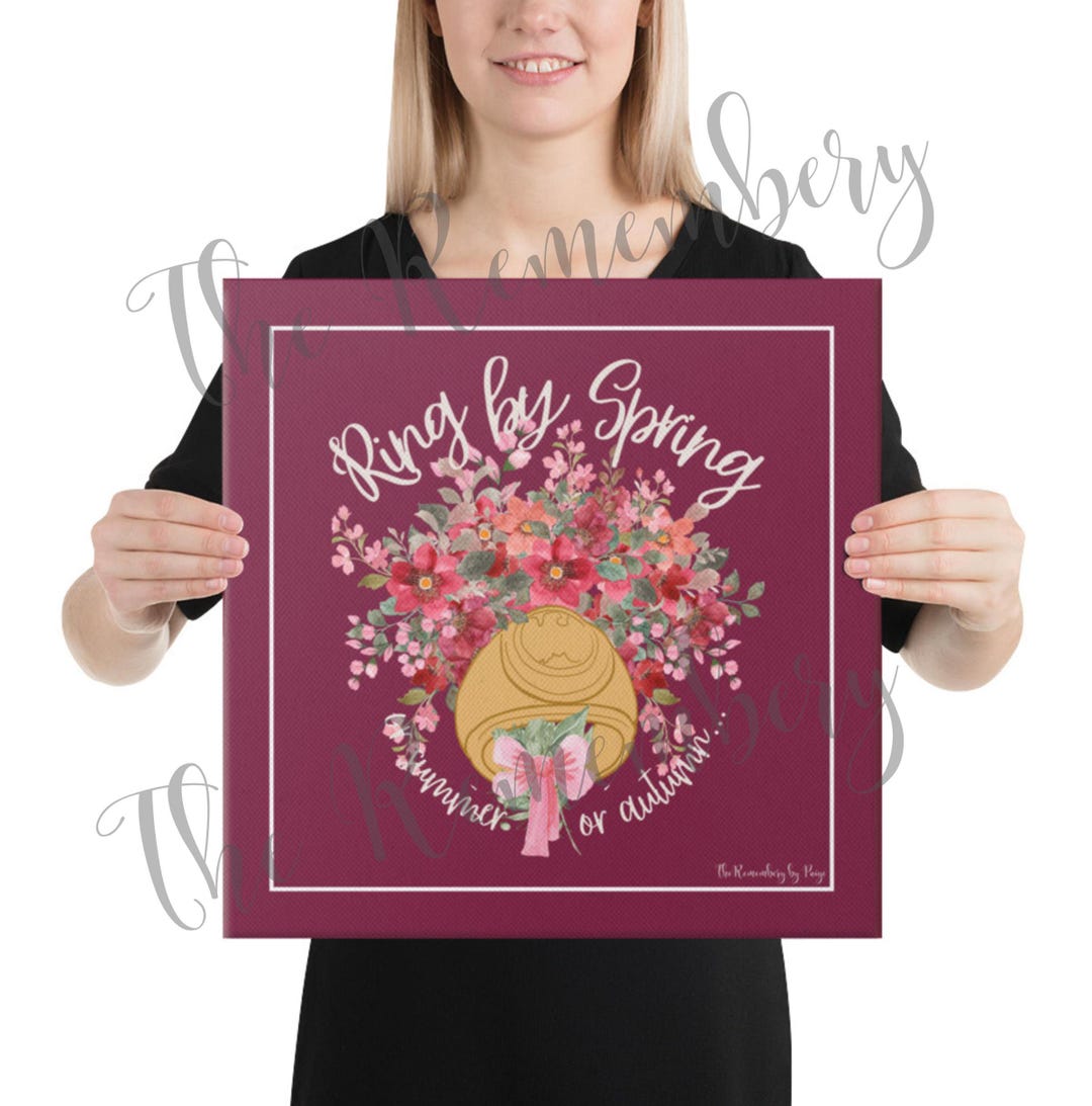 Aggie Ring by Spring Square Canvas on Maroon | Aggie Ring Canvas | Ring ...