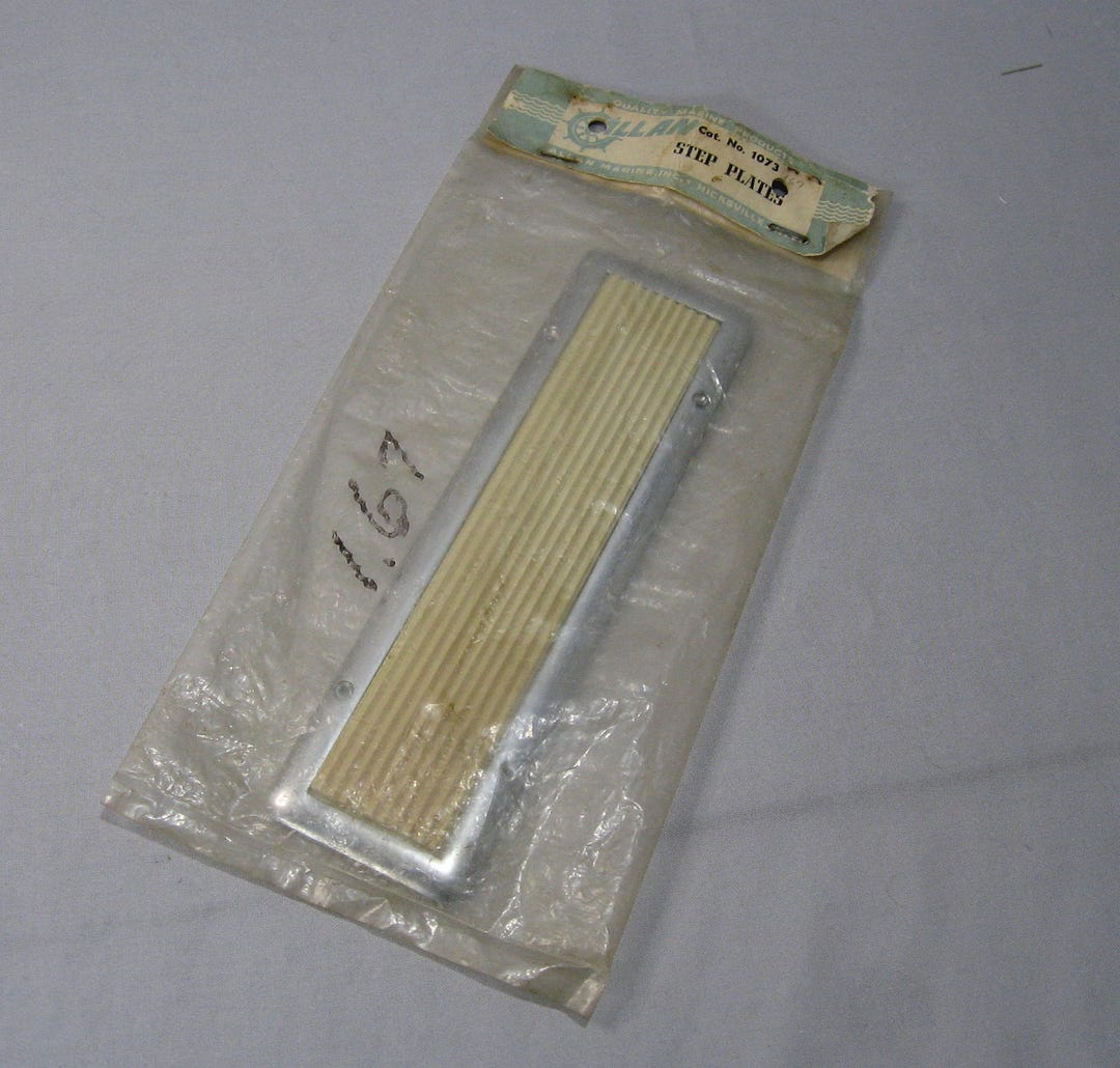 Vintage Aluminum Boat Step Plate - New Old Stock - Etsy