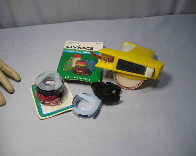 Vintage Sears Label Maker - Etsy