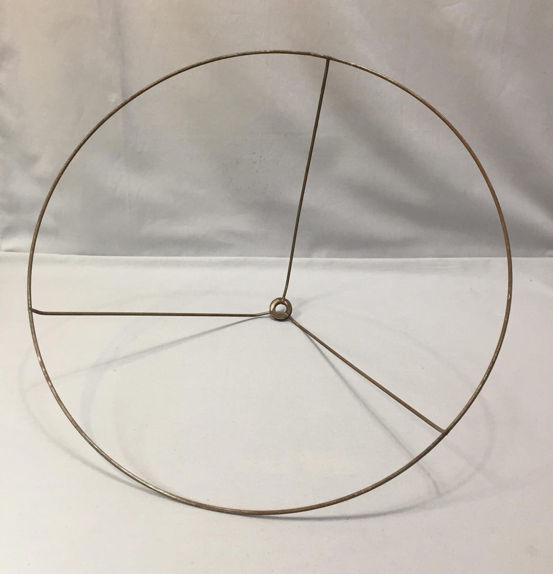 Vintage Recessed Washer Top Lamp Shade Rings - DIY Lamp Shades - Etsy