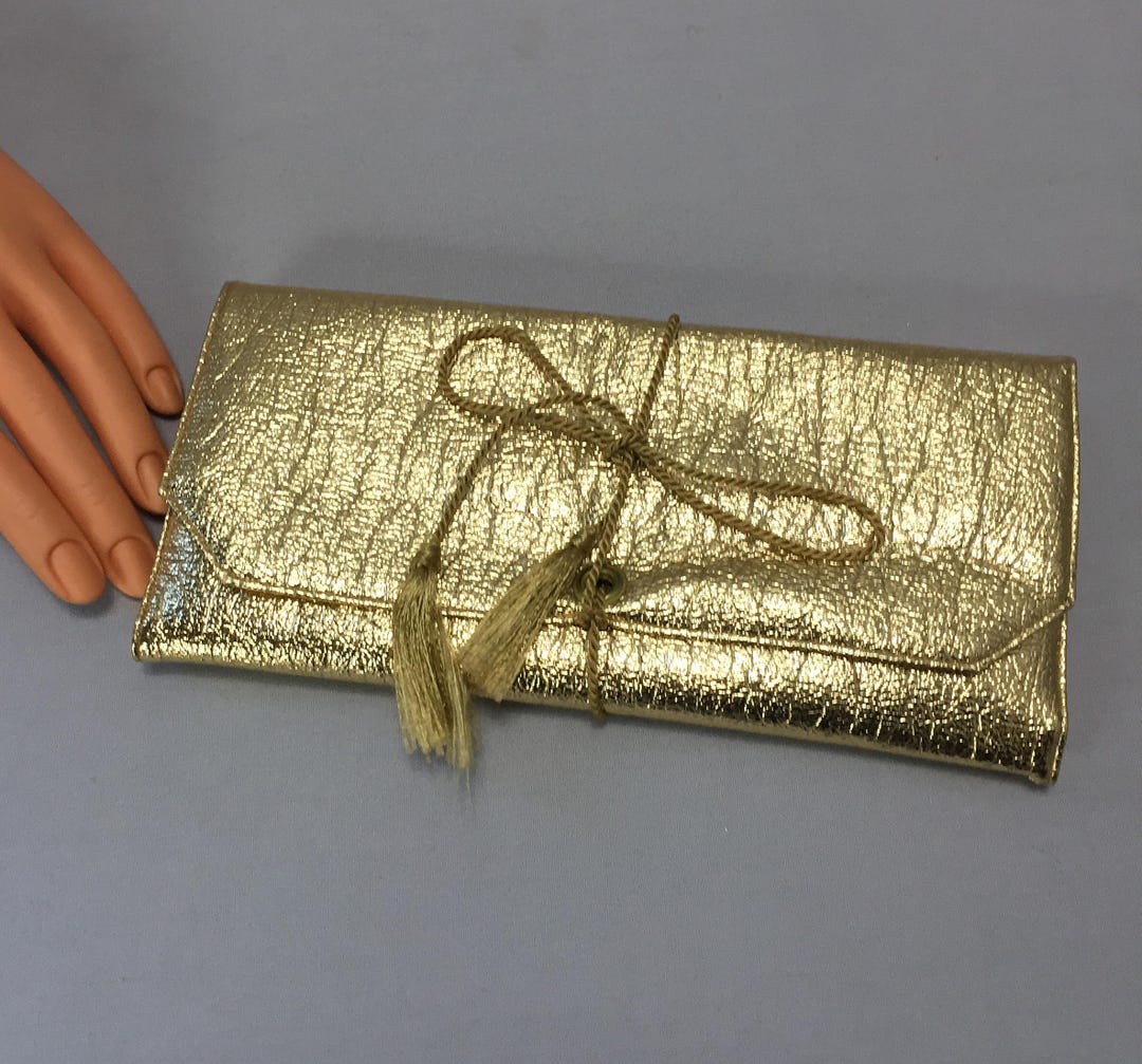 Gold Vinyl Jewelry Travel Case - Etsy