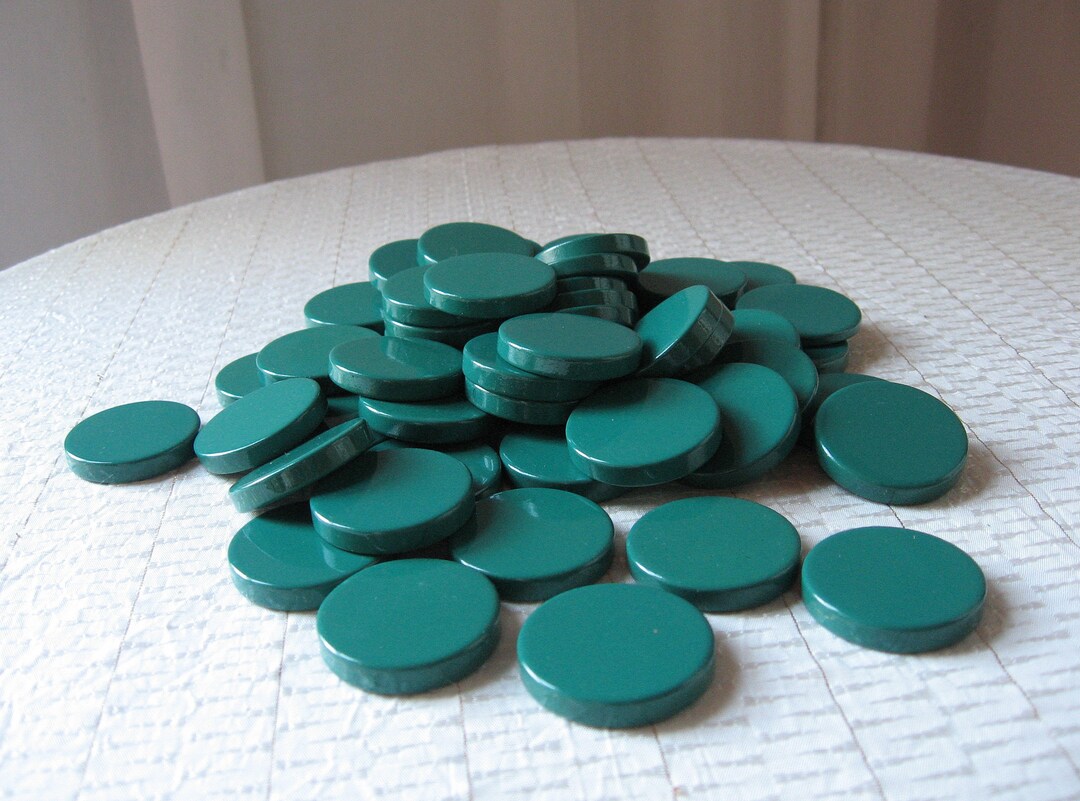 Destash Lot of Teal Round Discs Sold in Lots of 10 - Etsy