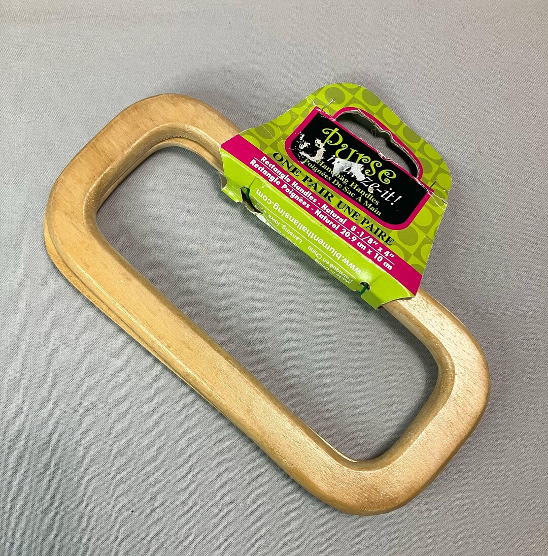 Rectangle Wood Purse Handles - Etsy