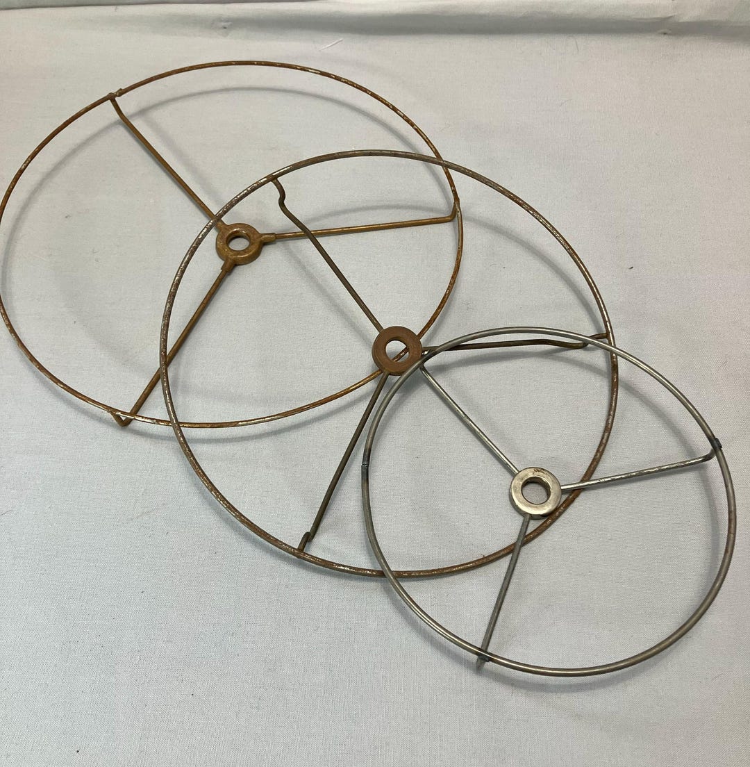 Vintage Washer Top Lamp Shade Rings - DIY Lamp Shades - Etsy