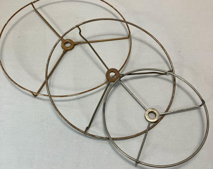 Vintage Washer Top Lamp Shade Rings - DIY Lamp Shades - Etsy