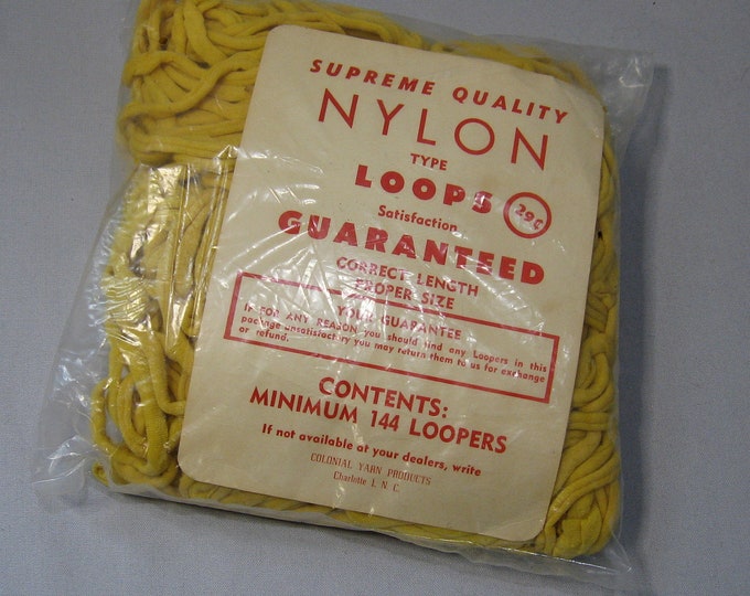 Vintage Nylon Weaving Loom Loops - 3.5 Ounces - Etsy