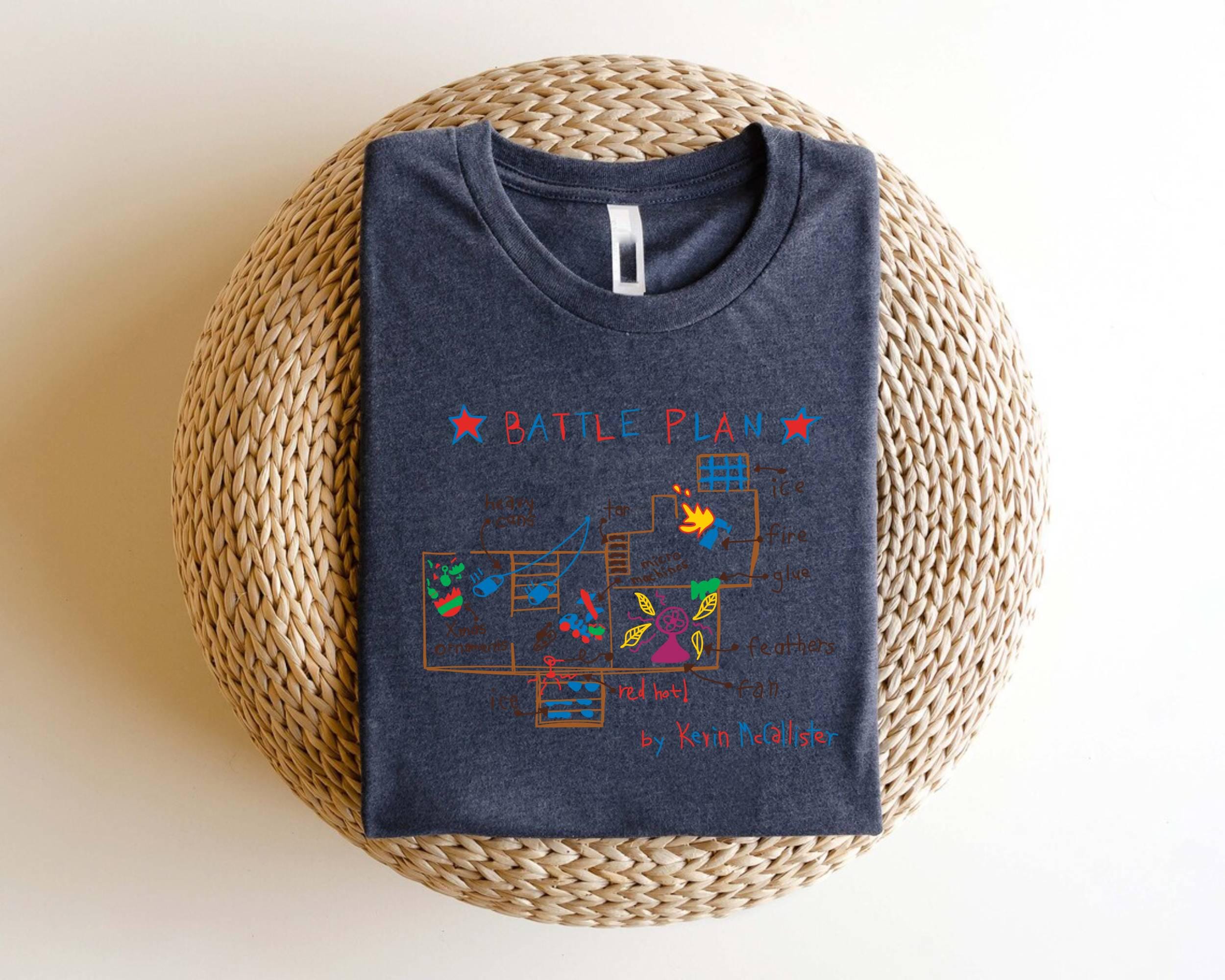 Home Alone Battle Plan Map Sweatshirt,christmas Battle Plan Sweat,funny ...