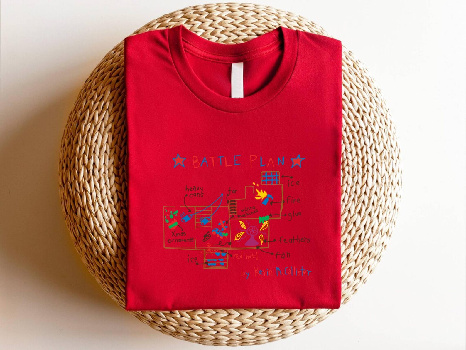 Home Alone Battle Plan Map Sweatshirt,christmas Battle Plan Sweat,funny ...