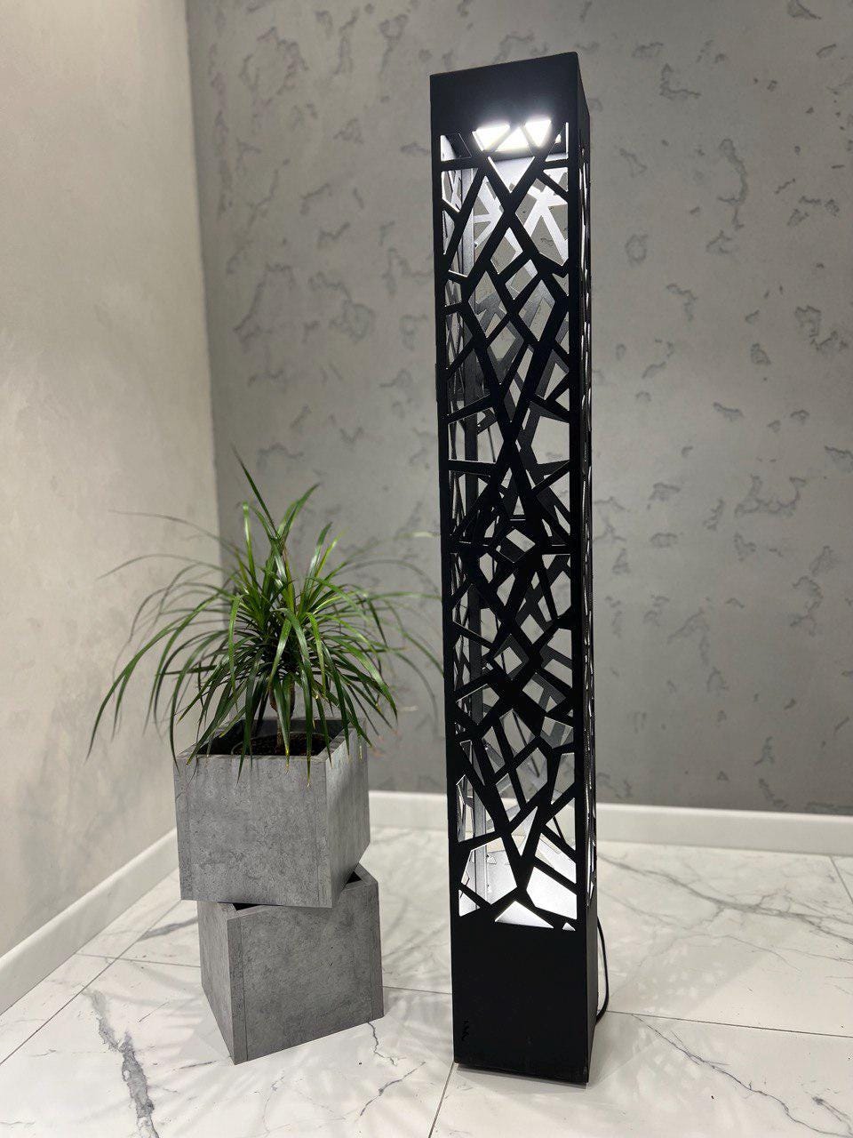 RGB Metal Garden Column Lamp for Outdoor&indoor Spaces | Fairy Lights ...