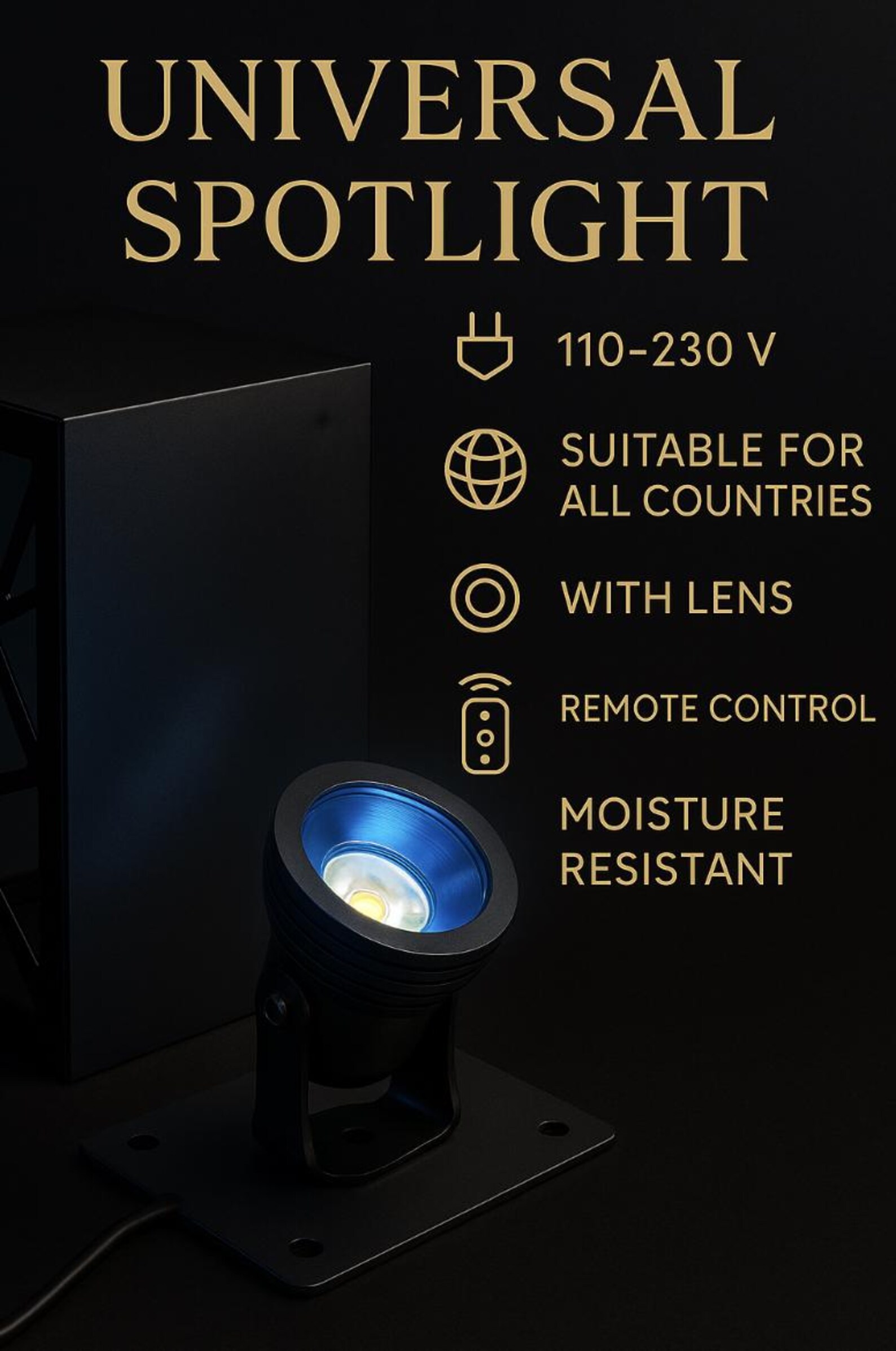 RGB Metal Garden Column Lamp for Outdoor&indoor Spaces | Fairy Lights ...